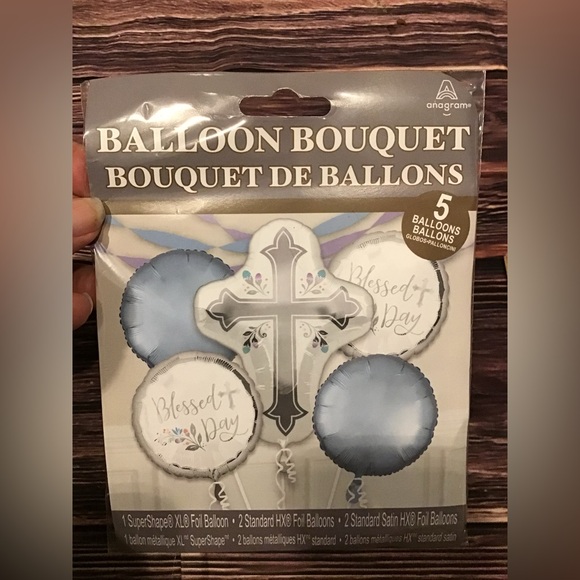 Party Supplies | Religious 5 Balloon Bouquet Foil New | Poshmark